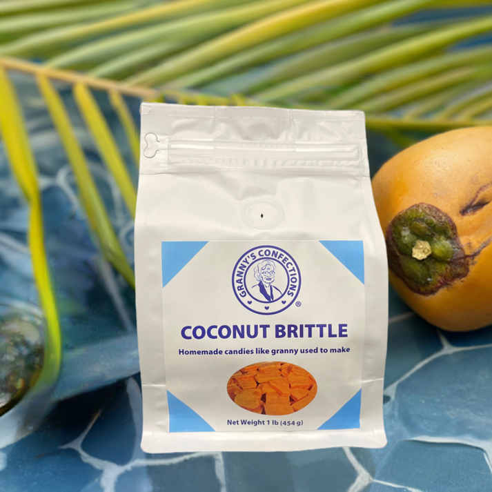 Granny's Confections Coconut Brittle (No Nuts, Nutless, Nut Free) WOW!